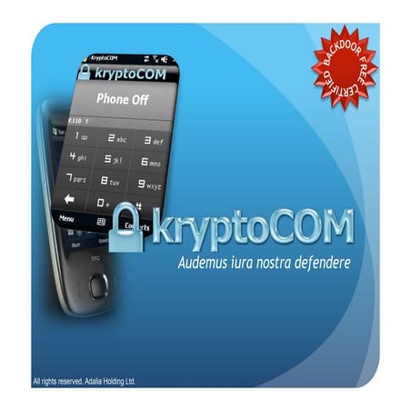 kryptoCom crypto secure GSM | PDF