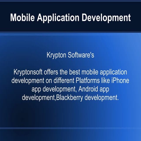 iPhone App Development | ODP | Computer Software and Applications | Computing