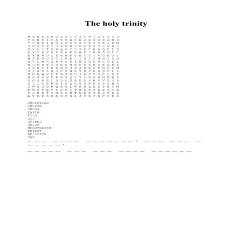 Christianity word search | PDF