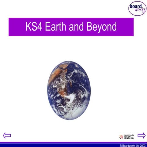 KS4 Earth and Beyond.ppt | Chemistry | Science