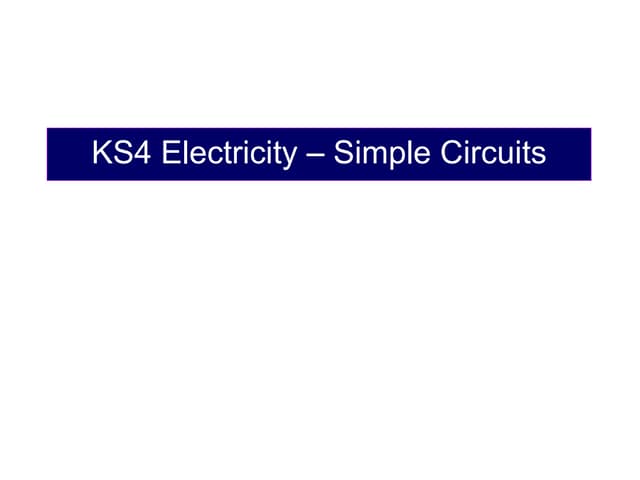 Electric circuits | PPT