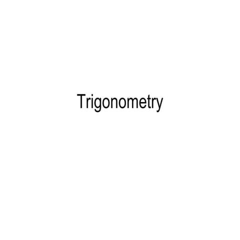 Ks5 trigonometry | PPT