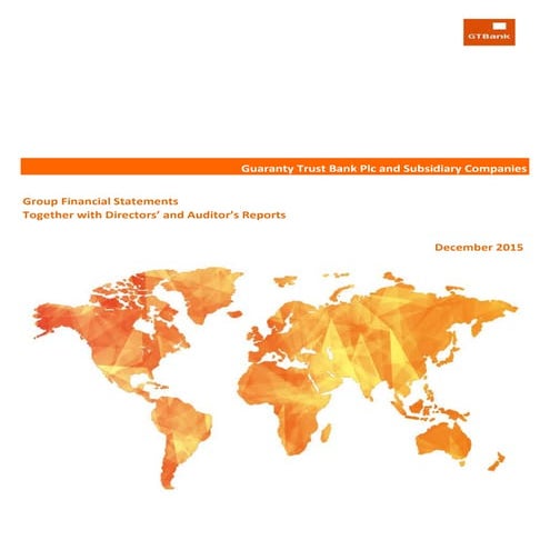 GTBank annual report 2015 | PDF
