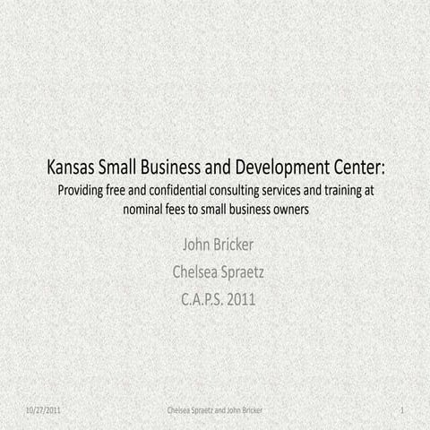 Ksbdc presentation 2 | PPTX