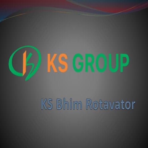 Ks bhim rotavator | PPTX
