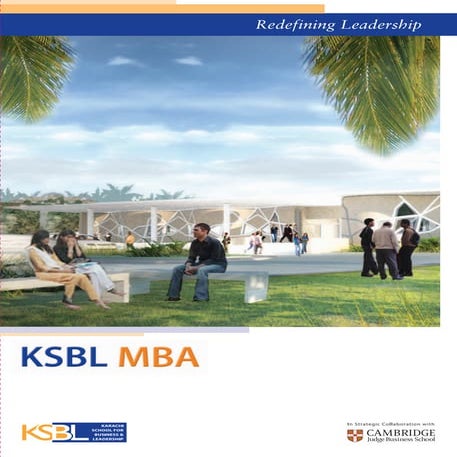 KSBL MBA Brochure | PDF