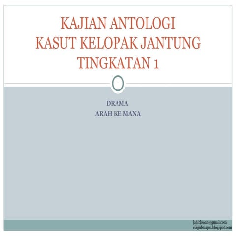 Ksj drama arah ke mana | PPT