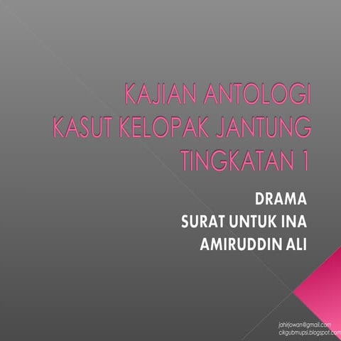 Ksj drama surat untuk ina | PPT