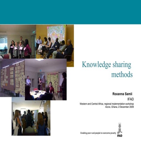 Knowledge sharing methods | PPT