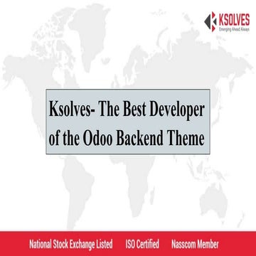 Ksolves- The Best Developer of the Odoo Backend Theme | PPTX | Internet ...
