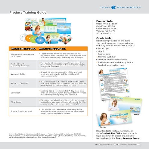 Project You! Type 2, Product Tools | PDF