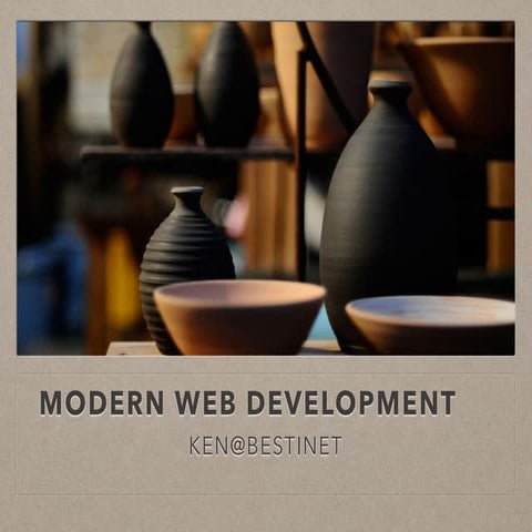 MODERN WEB DEVELOPMENT | PDF