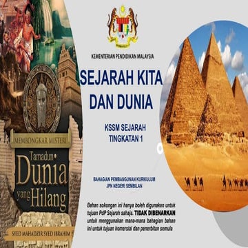 SEJARAH KITA DAN DUNIA BAB 4 TINGKATAN 1.pptx