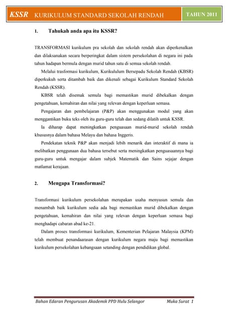 Rancangan Pengajaran Harian RPH Pendidikan Khas | DOCX
