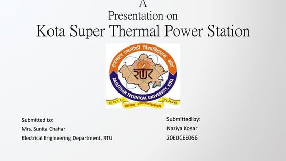 Durgapur Steel Thermal Power Station (DSTPS), DVC, Andal | PPTX
