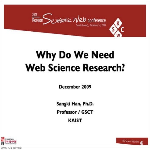 Why Do We Need Web Science Research? | PDF | Social Networking | Internet