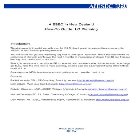 Lc plan how_to | PDF