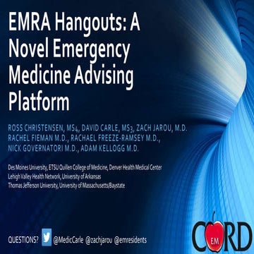 Management of Emergent Warfarin Coagulopathy | PPTX