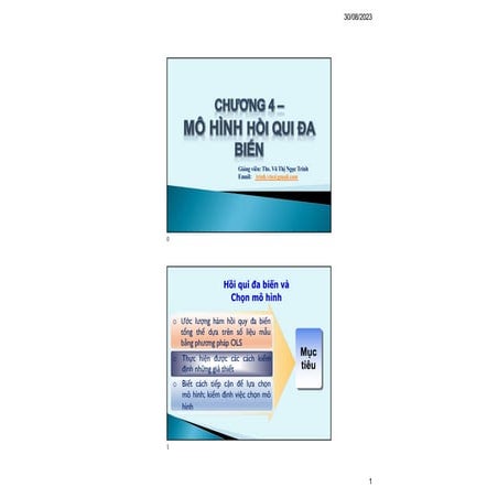 Bảng các thông số trong hồi quy eview | DOC