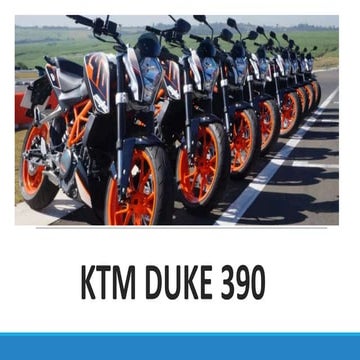 Ktm duke 390 | PPTX