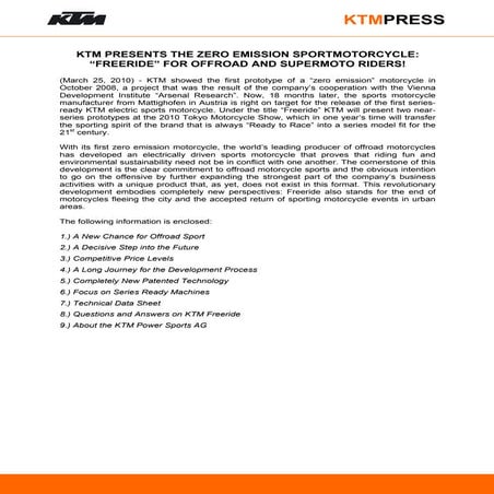 Ktm Freeride | PDF