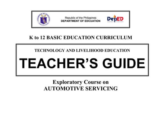A detailed lesson plan in automotive | PDF