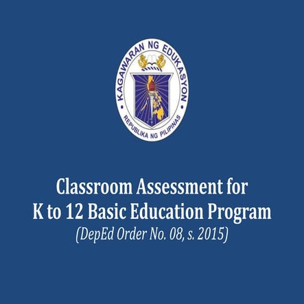 New k 12 grading system | PPTX