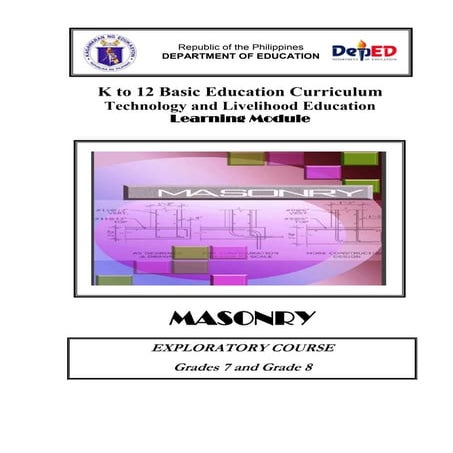 K to 12_masonry_learning_module | PDF