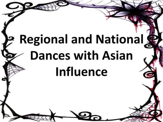Folk dance with spanish influence | PPT
