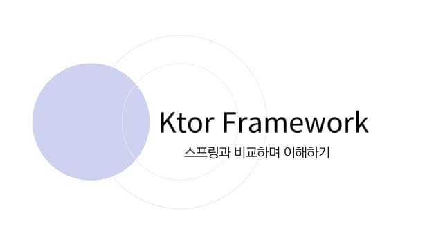 ktor framework | PPT ktor framework | PPT