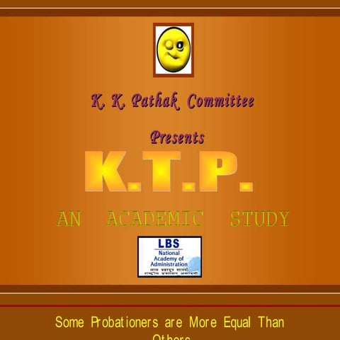 LBSNAA-KTP | PPT
