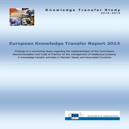 European Knowledge Transfer Report 2013 | PDF