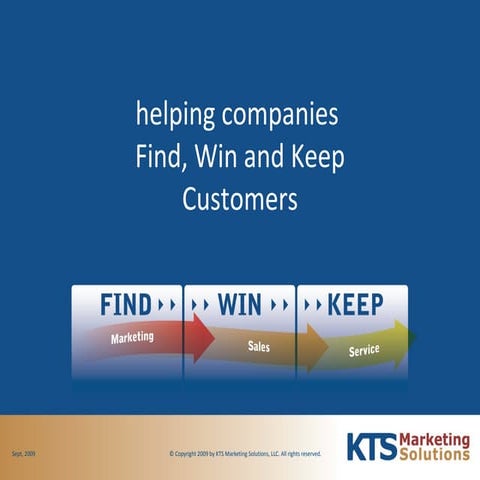 Find Win & Keep Customers | PPTX