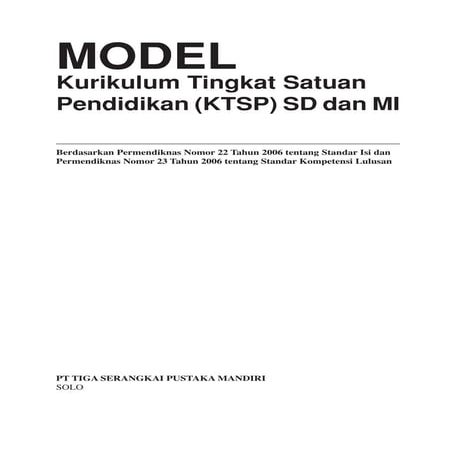 kurikulum ktsp | PDF