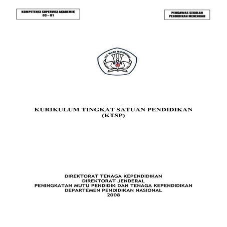 KTSP 2008 | PDF