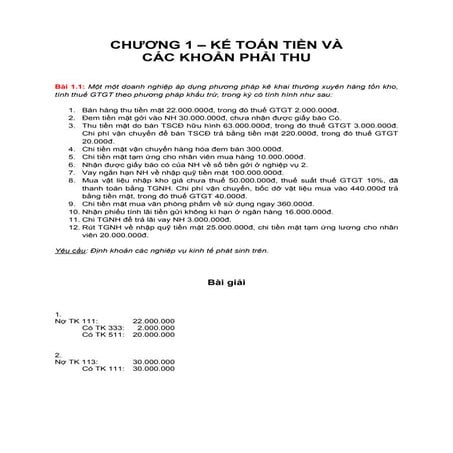 Kttc chuong 1 | PDF