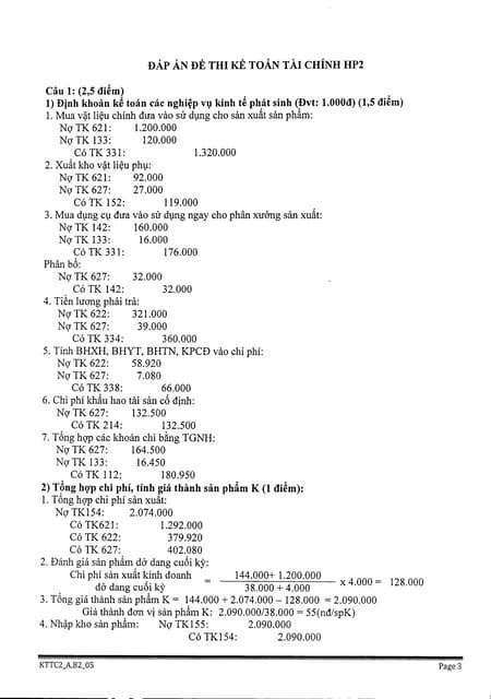 Kế toán tài chính 2 | PDF
