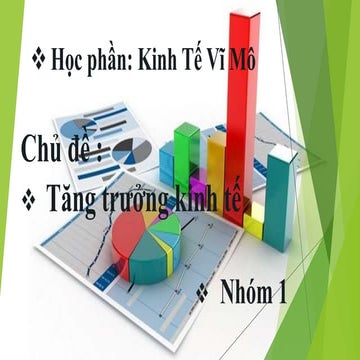Slide tăng trưởng kinh tế | PPTX