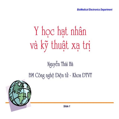 Kỹ thuật xạ trị 1 | PDF