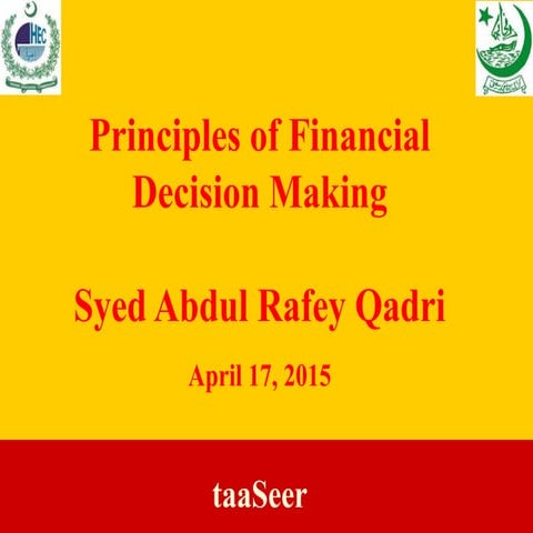 Financial Decision Making | PPT