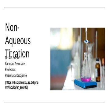 Pharmaceutical analysis_ Non-Aqueous Titration.pptx
