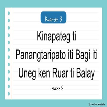 KUARTER 3 LAWAS 9 PPT.pptxnbjghffddsgfjhkk | PPTX