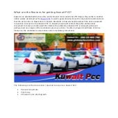 What are the Reasons for getting Kuwait PCC?