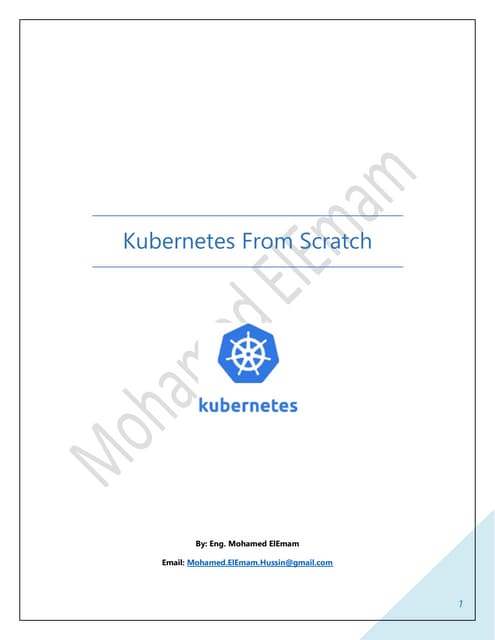 Kubernetes From Scratch Pdf