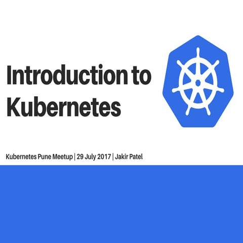 Kubernetes Meetup 101 Ppt