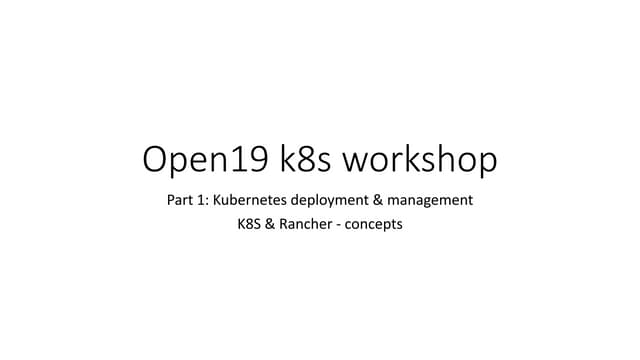 5 Hands On Kubernetes Workshop Ppt
