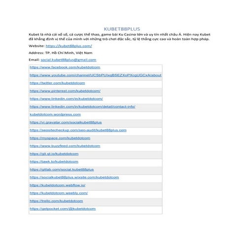 Kubet88Plus | PDF