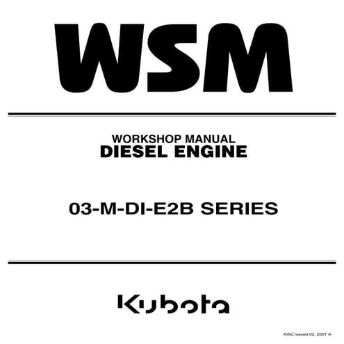 Kubota D1703-M-DI DIESEL ENGINE Service Repair Manual.pdf