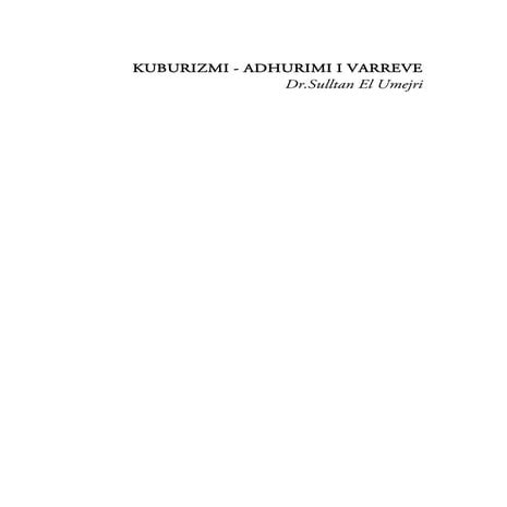 Kuburizmi – Adhurimi i Varreve | PDF