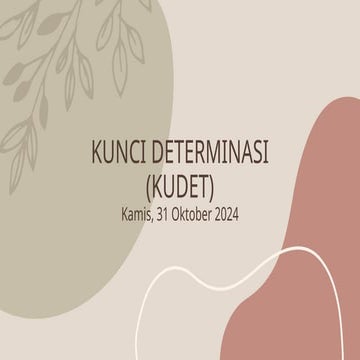 KUDET (Kunci Determinasi) SMA Kelas X.pptx